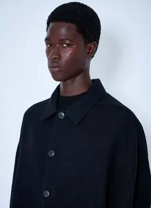 Rick Owens Buttoned Brad Coat