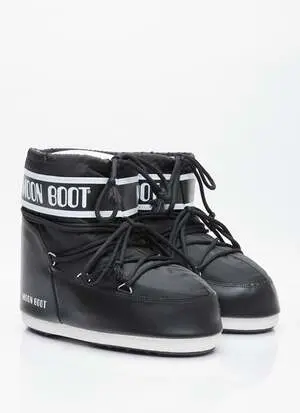 Moon Boot Icon Low Nylon Boots - Black