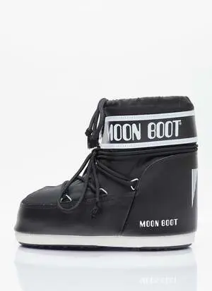 Moon Boot Icon Low Nylon Boots - Black