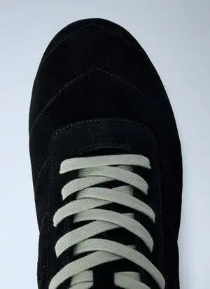 Rick Owens Quilted Suede High-top Sneakers