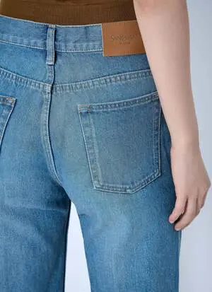 Saint Laurent Flared High-waisted Five-pocket Jeans