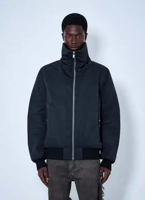 Rick Owens Tower Dracuflight Bomber Jacket - Blue