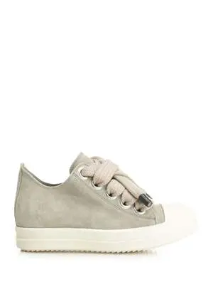 Rick Owens Jumbolace Suede Sneakers - Gray