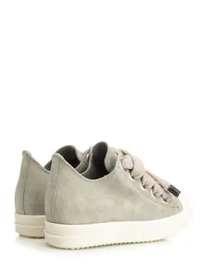 Rick Owens Jumbolace Suede Sneakers - Gray