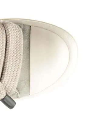 Rick Owens Jumbolace Suede Sneakers - Gray