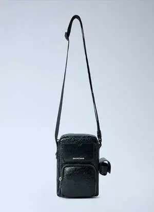 Balenciaga Superbusy Vertical Arena Bag - Black