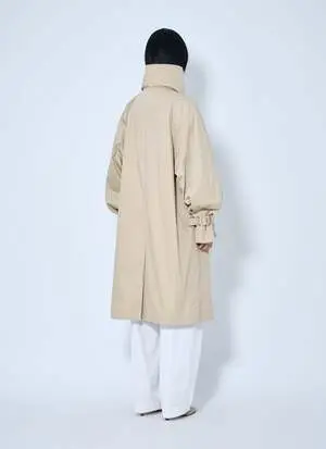 TOTEME Oversized Cotton Trench Coat - Cream
