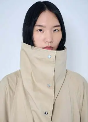 TOTEME Oversized Cotton Trench Coat - Cream