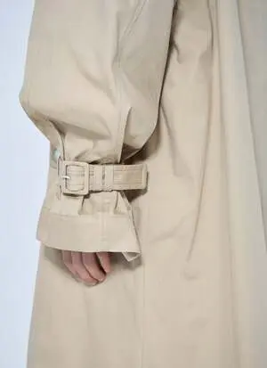 TOTEME Oversized Cotton Trench Coat - Cream