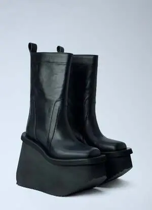 Rick Owens Factory Leather Boots
