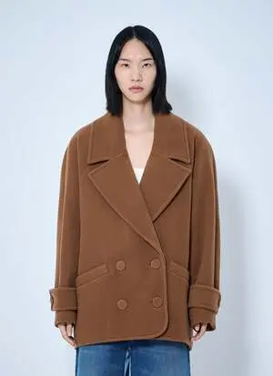 Chloé Double-breasted Short Coat - Multicolor