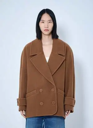 Chloé Double-breasted Short Coat - Multicolor