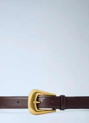 Saint Laurent Folk Buckle Belt