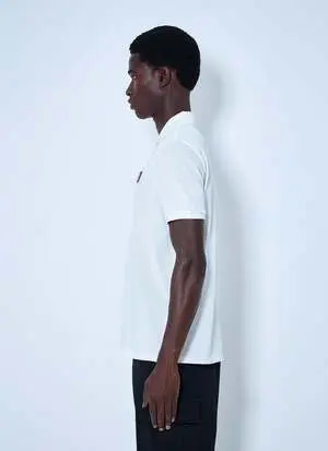 Moncler Piqué Polo Shirt With Logo Embroidery