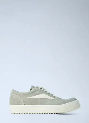 Rick Owens Low Top Suede Sneakers - Gray
