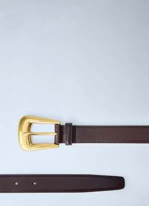 Saint Laurent Folk Buckle Belt