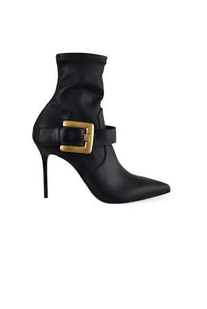 Balmain Anthem 95mm Ankle Boots - Black