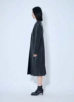 TOTEME Slim Leather Coat