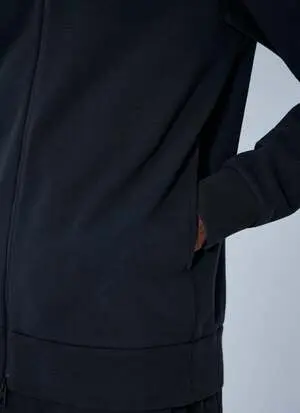 Moncler Zip Hoodie With Logo Patch
