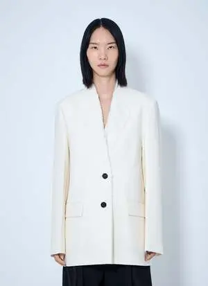 TOTEME Raw Lapel Blazer - Multicolor