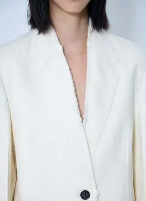 TOTEME Raw Lapel Blazer