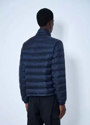 Moncler Verith Hooded Short Down Jacket - Blue