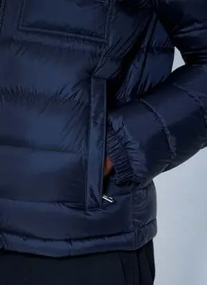 Moncler Verith Hooded Short Down Jacket - Blue