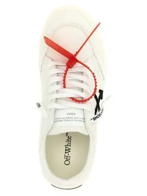 Off-White Vulcanized Canvas Low Top Sneakers - Multicolor