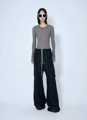 Rick Owens Wide-leg Cargo Pants - Black