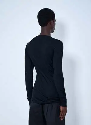 Rick Owens Long Sleeve Crewneck Top