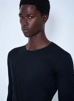 Rick Owens Long Sleeve Crewneck Top