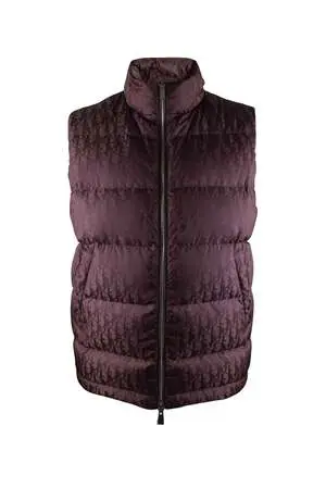 Dior Oblique Down Vest - Brown