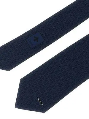 Gucci Jacquard Silk Neck Tie