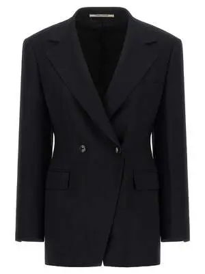 Tagliatore Astra' Double-breasted Suit - Black