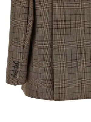 Chloé Check Double-breasted Blazer