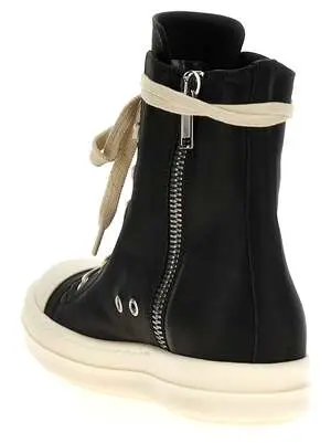Rick Owens Sneaks" Leather High Top Sneakers - Multicolor