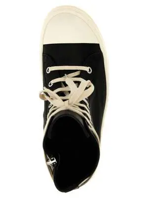 Rick Owens Sneaks" Leather High Top Sneakers - Multicolor