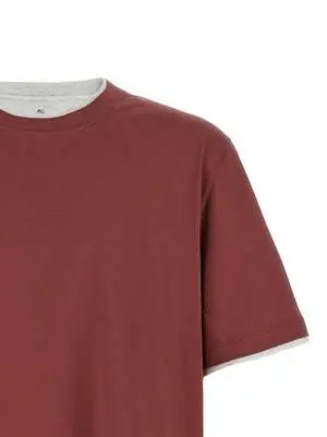 Brunello Cucinelli Double Layer T-shirt