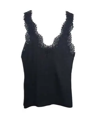 Stella McCartney Lace-trimmed Top - Black