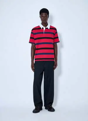 Prada Short-sleeved Cotton Polo Shirt