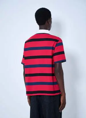 Prada Short-sleeved Cotton Polo Shirt - Red