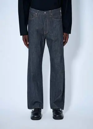 Visvim Social Sculpture 01 Wide Mud Jeans - Blue