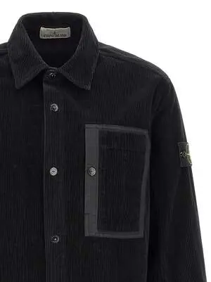 Stone Island 1200016' Overshirt - Black