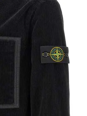 Stone Island 1200016' Overshirt - Black