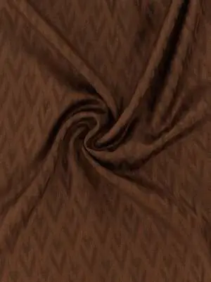 Valentino Garavani Silk Wool Jacquard "toute La V" Shawl With Fringed Edges