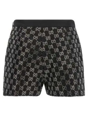 Gucci Gg Lamé Tweed Shorts
