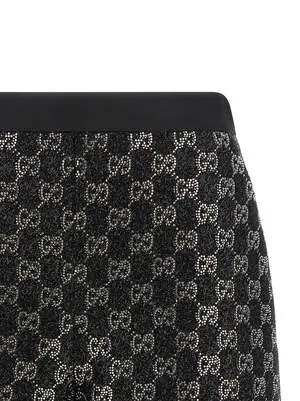 Gucci Gg Lamé Tweed Shorts
