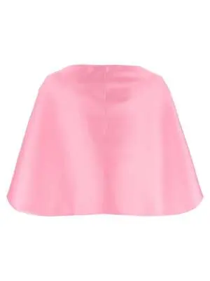 Alberta Ferretti Cropped Mantle