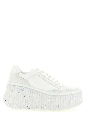 Chloé Nama Wedge Sneakers - White