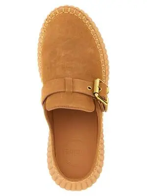 Chloé Nama Sabots - Cream